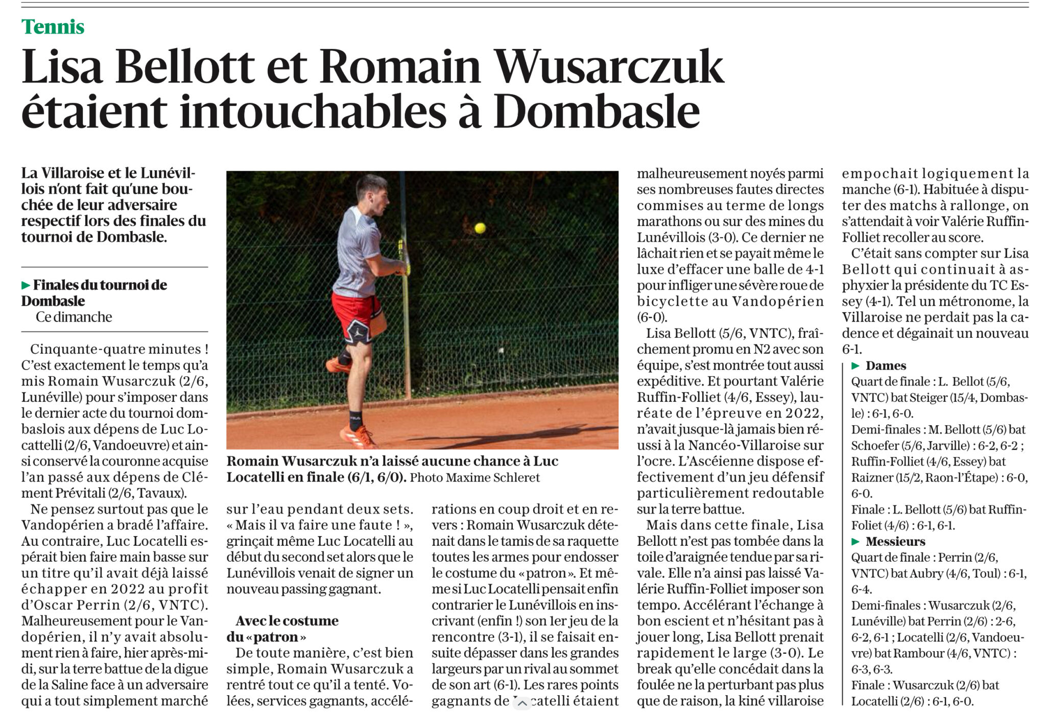 Lisa Bellott et Romain Wusarczuk étaient intouchables à Dombasle ...